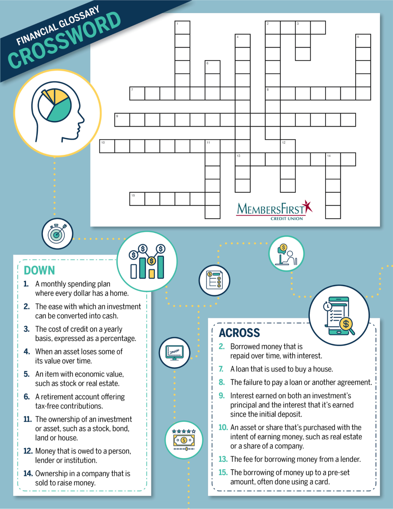 Financial Glossary Crossword | MembersFirst CU